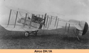 DE HAVILLAND AIRCO DH1 I DH1A