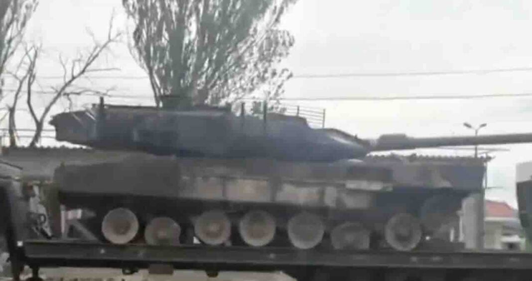 Uništenje jednog od poslednjih Leoparda 2: Ruski dronovi brišu iz ...